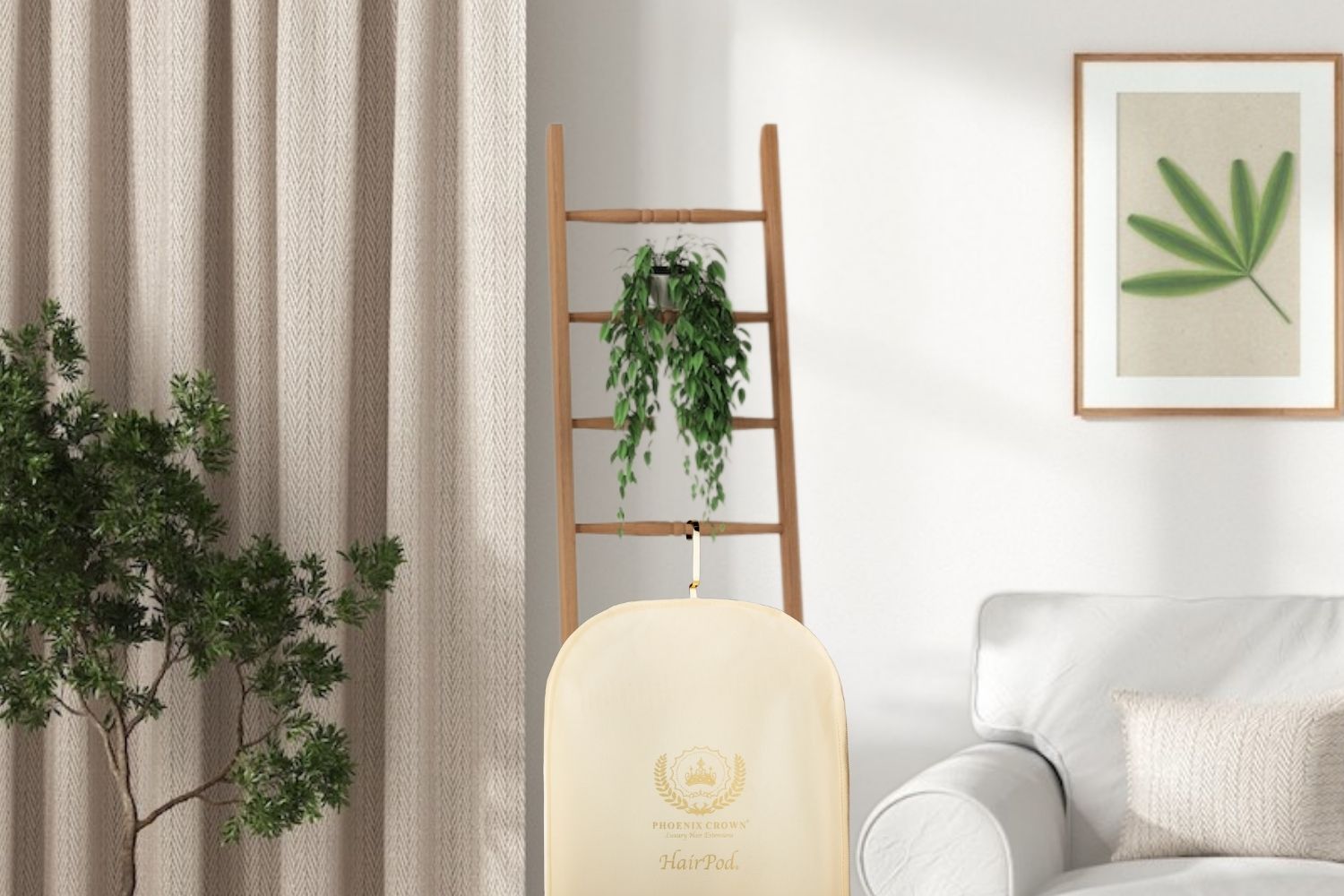 Phoenix Crown HairPod® - Luxury Hair Extension Storage, Styling and Drying